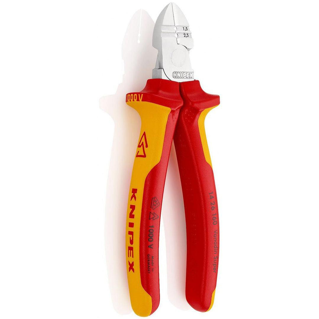Knipex 1000V VDE izolovana klešta za skidanje izolacije sa bočnim seče ...